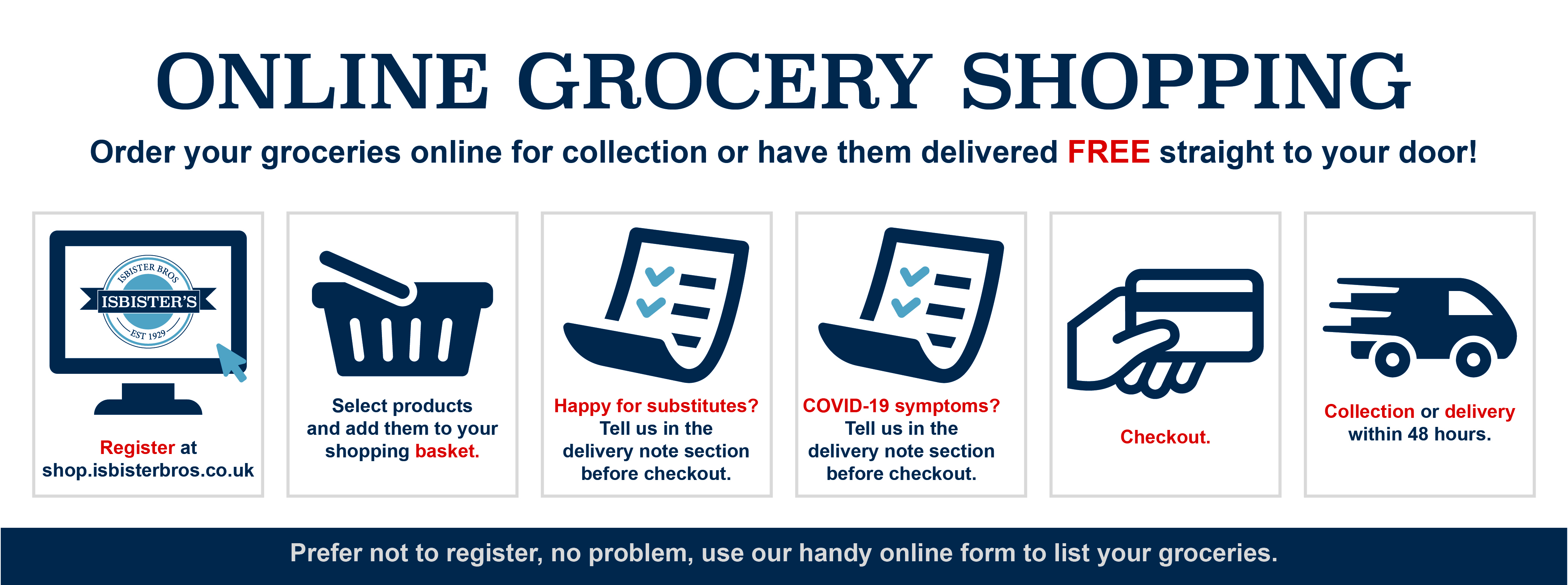 Isbister Bros - Online Shop